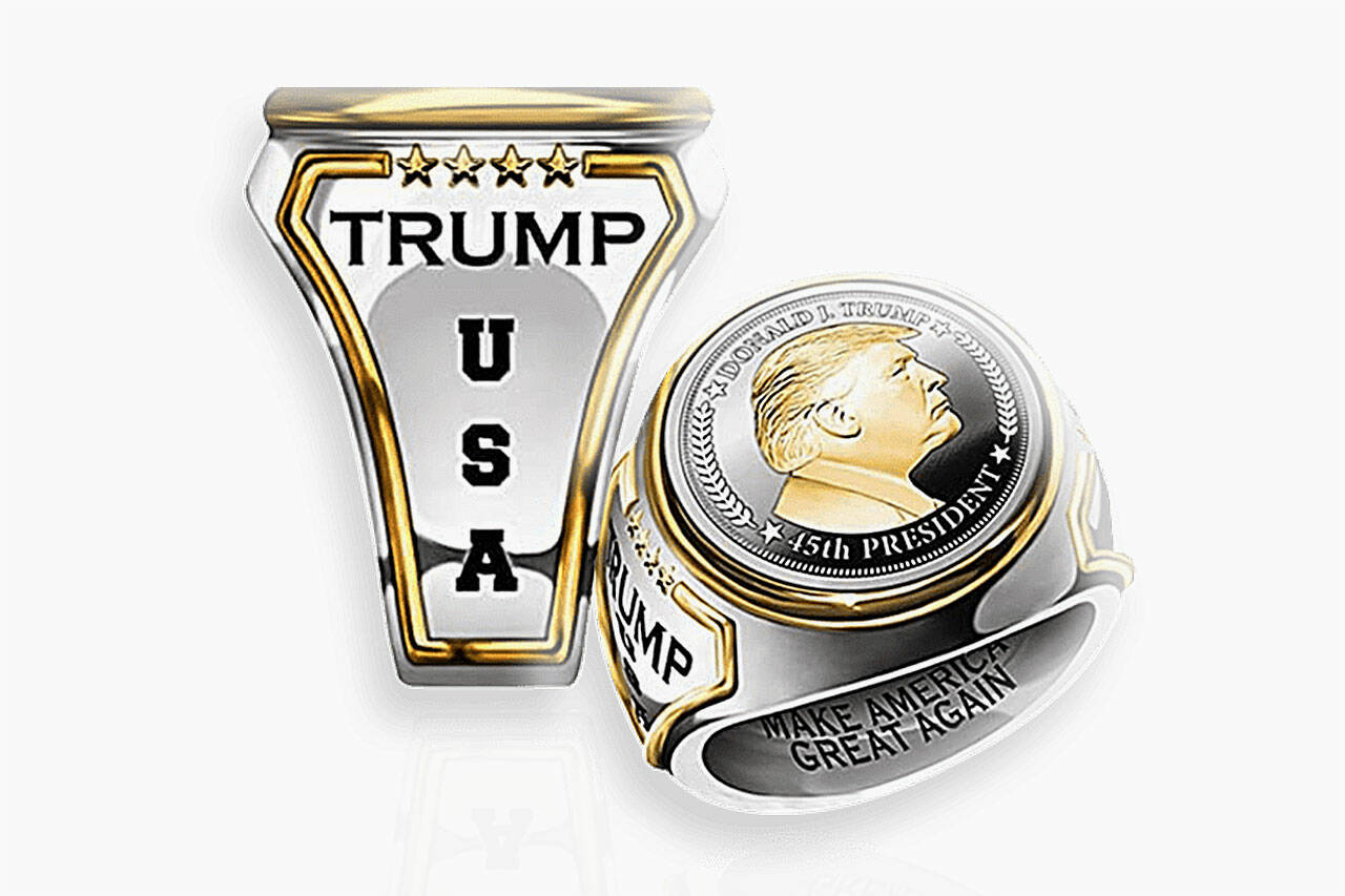 Gold and Silver Trump Ring Reviews - US President Trump Gold & Silver ...