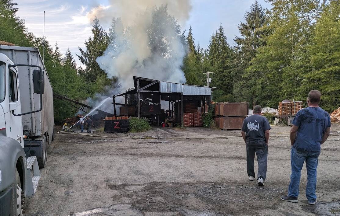 Mill south of Forks suffers fire | Forks Forum