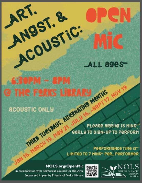 Open Mic at the Forks Library | Forks Forum