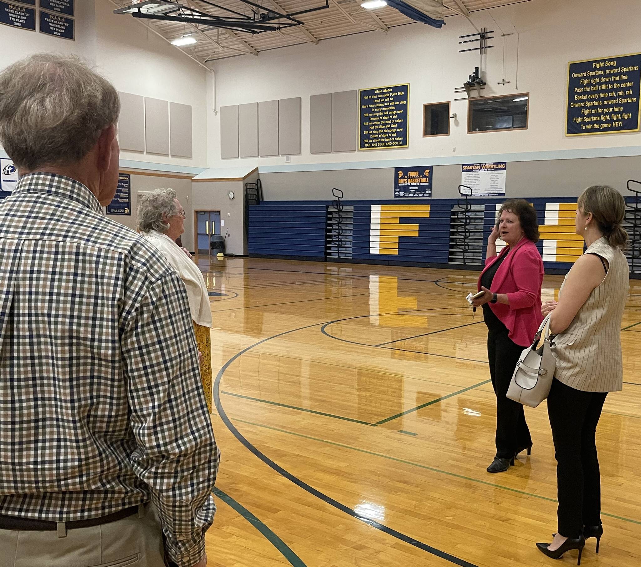 Commissioner of Public Lands Hilary Franz Visits Forks High School ...