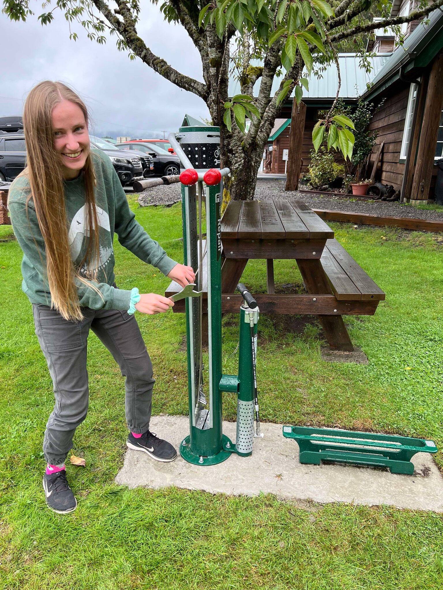 Bike Rack and Repair Station Installed | Forks Forum