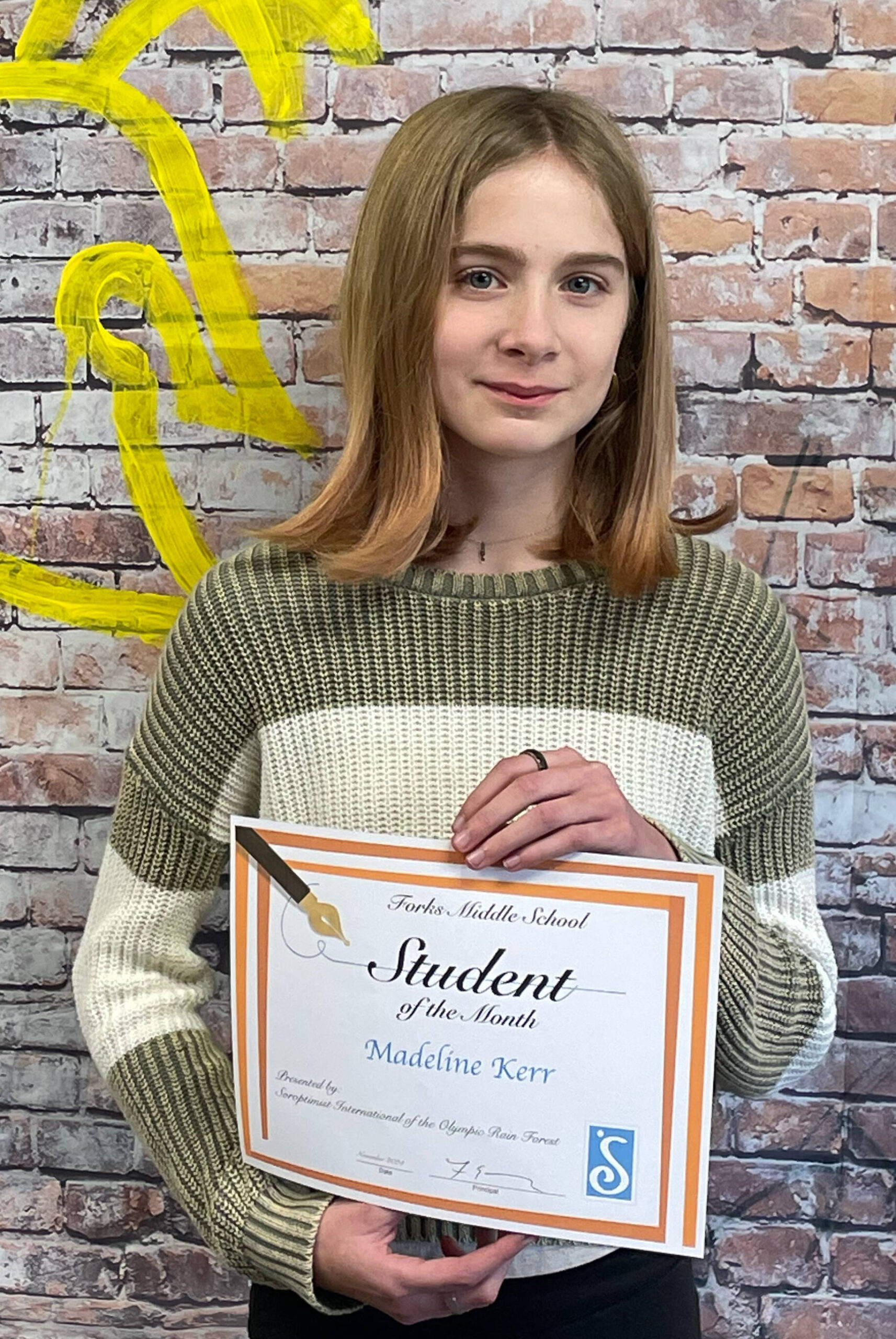 Forks Middle School Students of the Month for November | Forks Forum