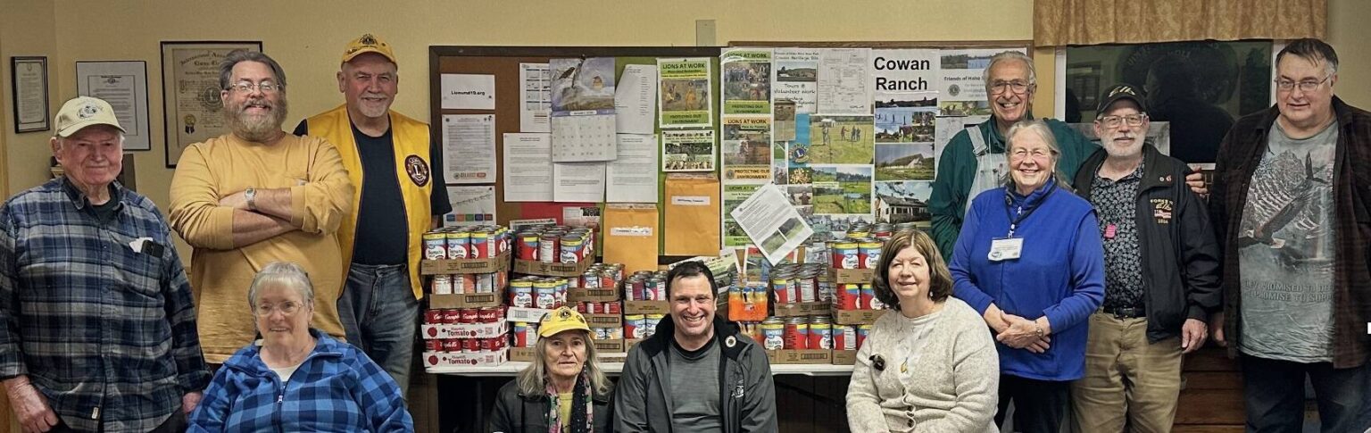 Clallam Bay-Sekiu Lions hold food drive and raffle | Forks Forum