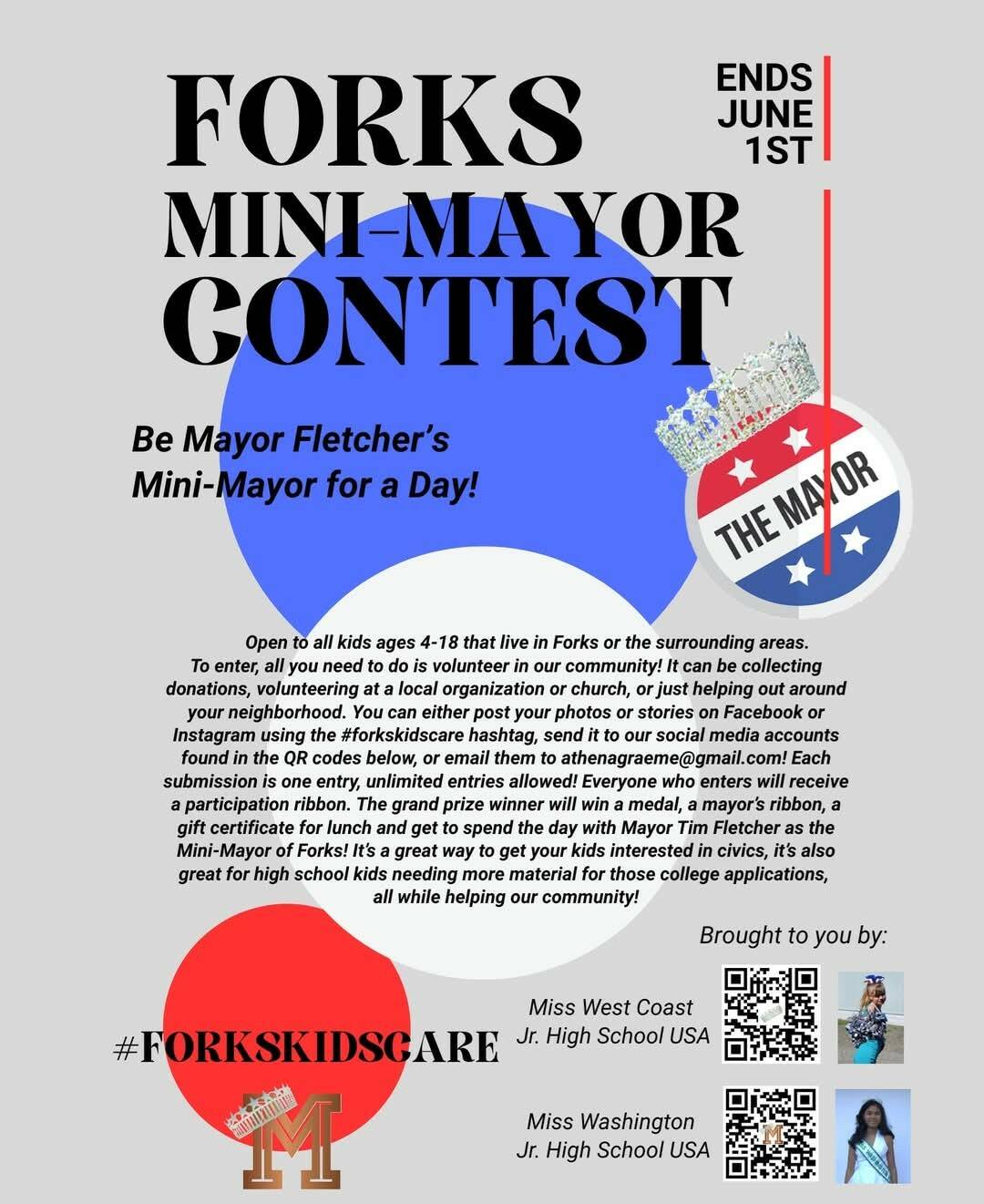 Forks Mini-Mayor for a Day Contest! | Forks Forum