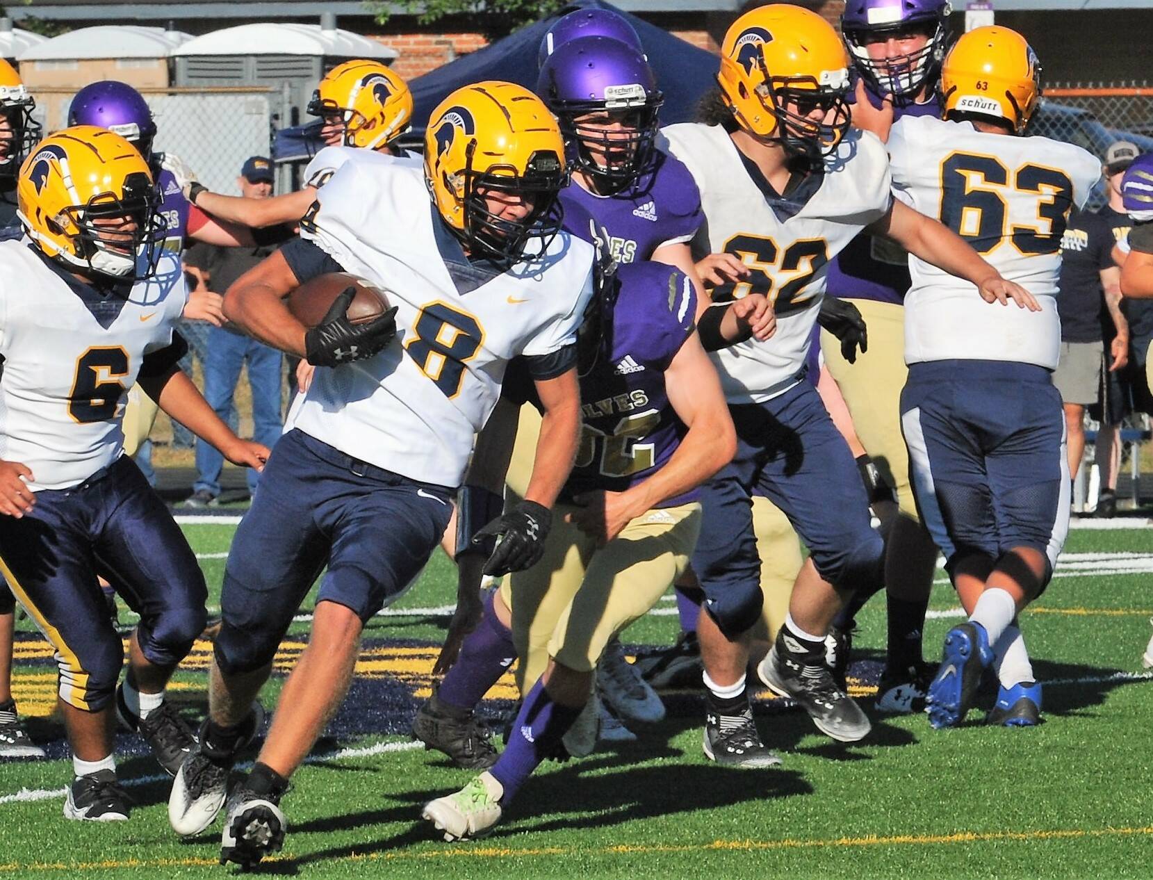 Spartan JV football action | Forks Forum